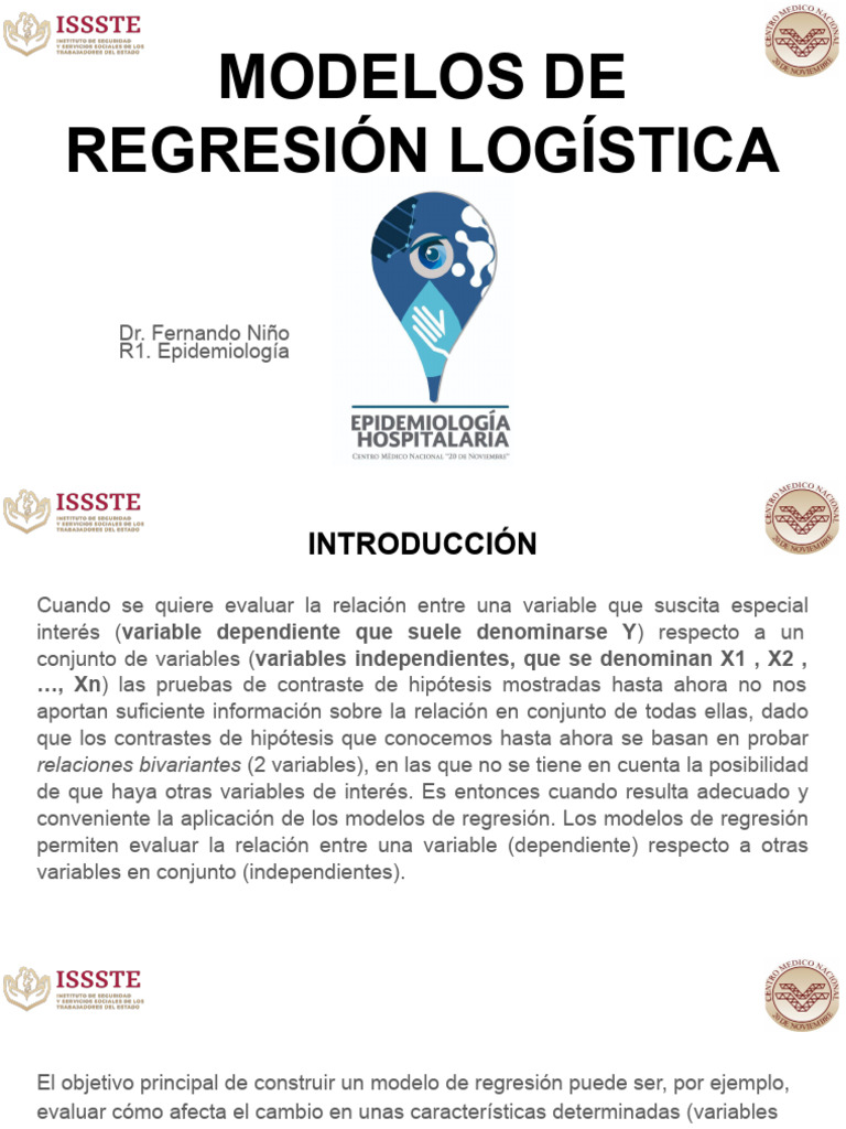 Modelos de Regresión Logística | PDF | Regresión logística | Análisis ...