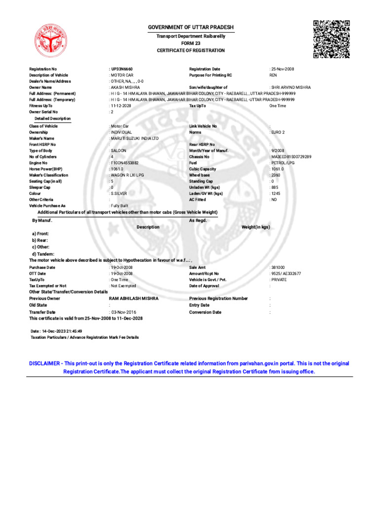 Wagon R RC - Report - XHTML | PDF