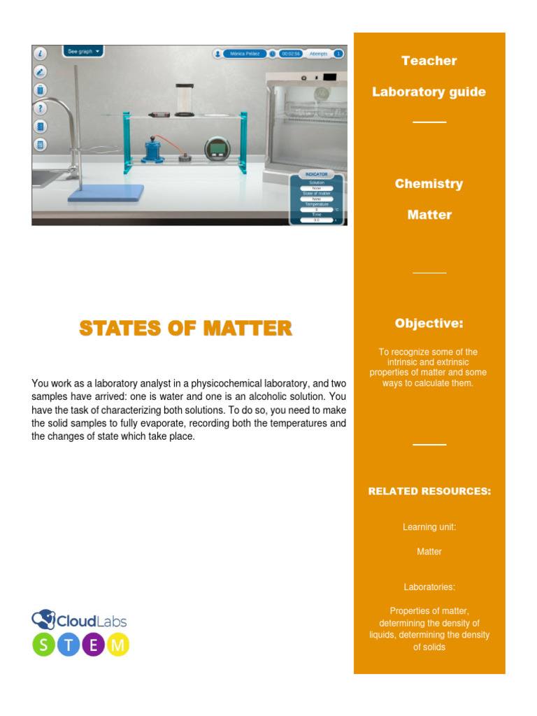 States of Matter | PDF | Liquids | Gases