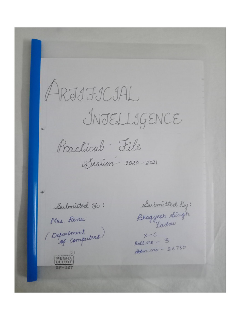 Sample - Ai Practical File | PDF