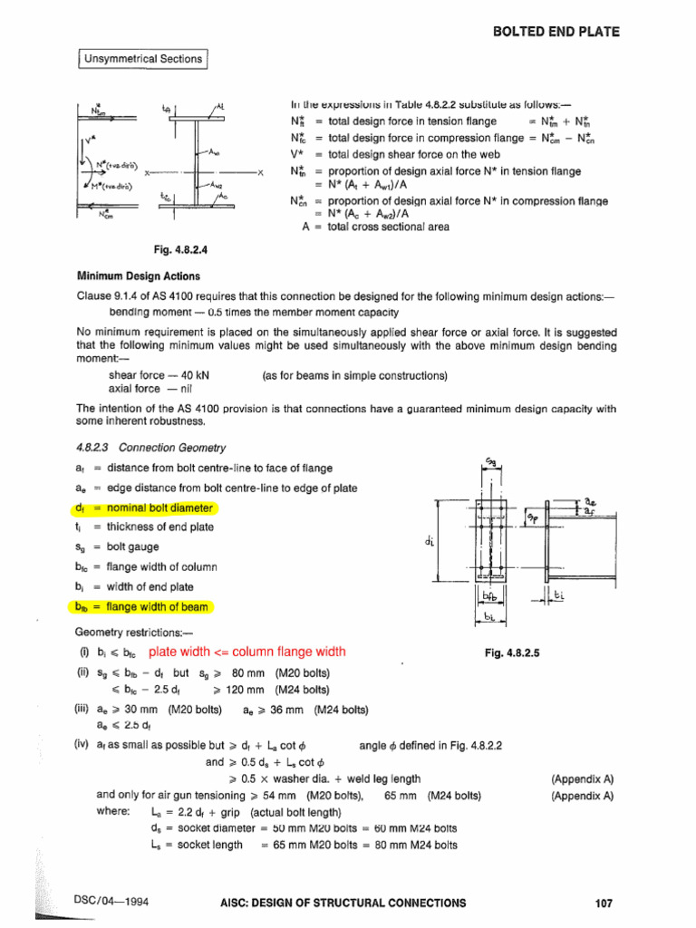 Bolted End Plate | PDF