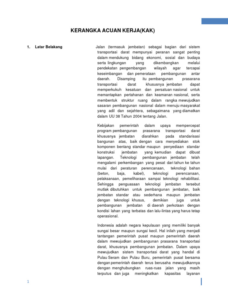 KAK DED Jembatan | PDF | Sains & Matematika | Teknologi & Rekayasa