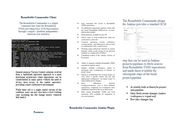 Roundtable Commander Client | PDF | Cross Platform Software | Version Control