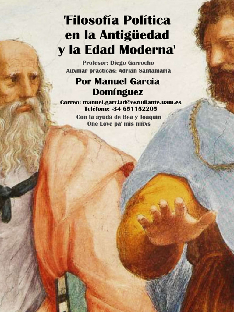 Filosofía Política: De Platón a Locke | PDF | Platón | Democracia