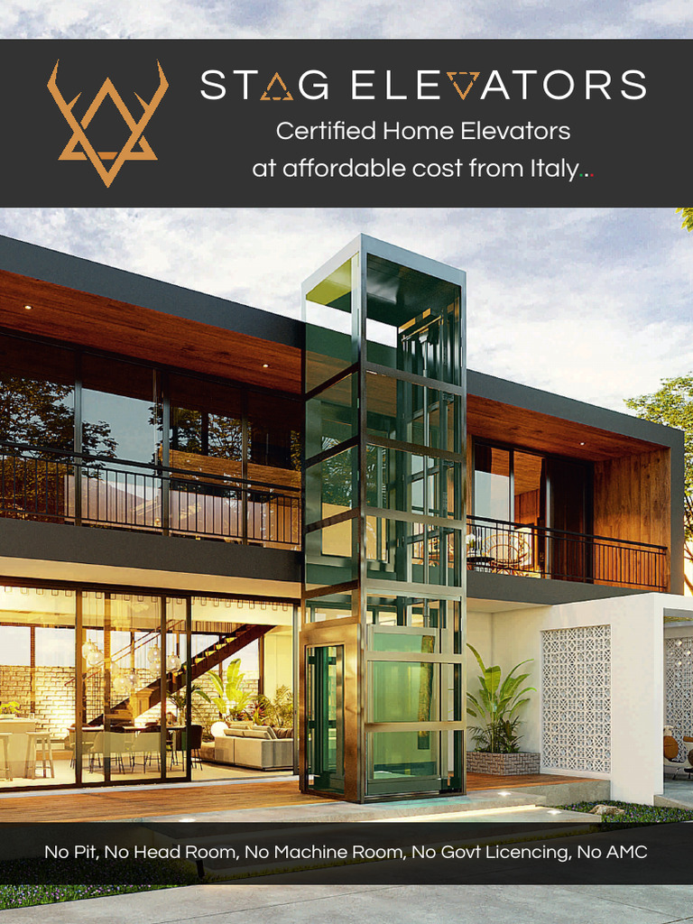 stag-elevator-BROCHURE | PDF | Elevator | Manufactured Goods