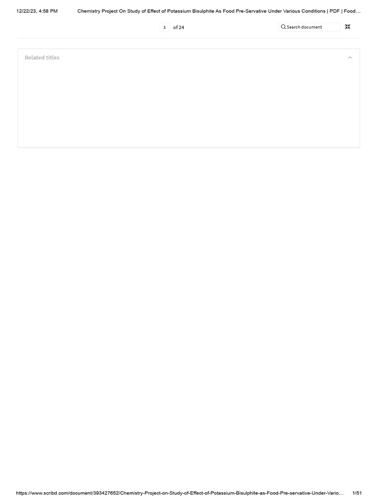 Related Titles: Search Document | PDF | Scribd | Food And Drink Preparation