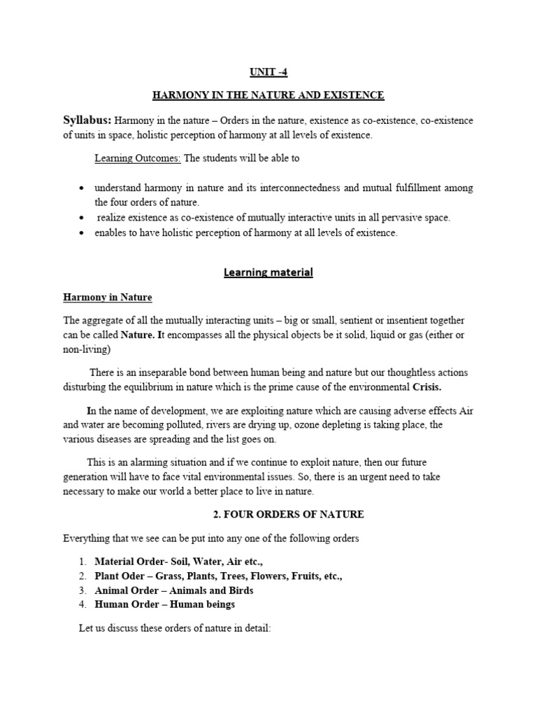 Uhv Unit 4 | PDF | Soil | Nature