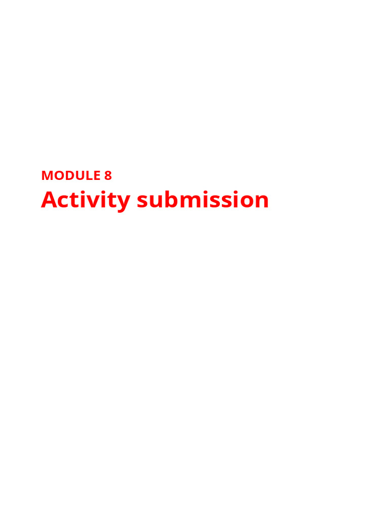 M8 Activity Submission | PDF | Energy Conservation | Efficient Energy Use