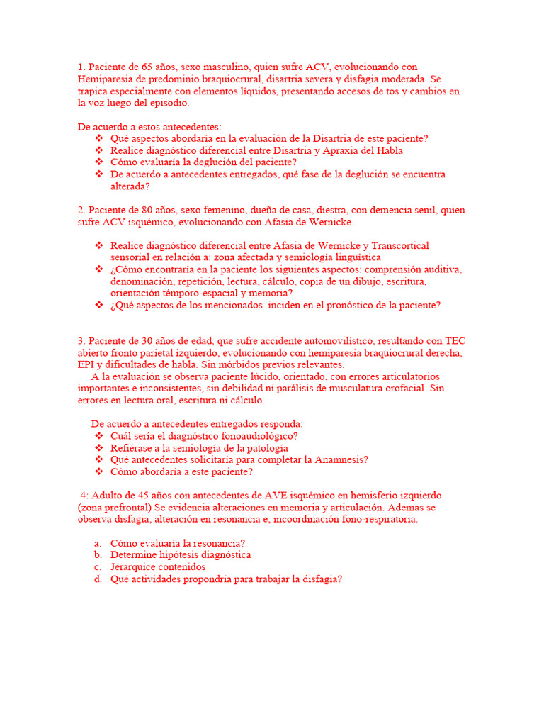 Casos Clã - Nicos 8 | PDF | Afasia | Medicina CLINICA