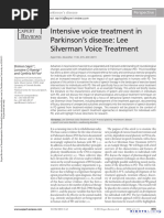 LSVT Loud Patient Lecture Handout 2014 | PDF | Parkinson's Disease ...