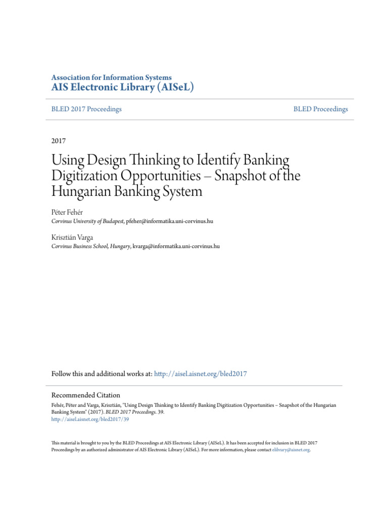 Using Design Thinking To Identify Bankin | PDF | Design Thinking ... Using Design Thinking To Identify Bankin | PDF | Design Thinking ...