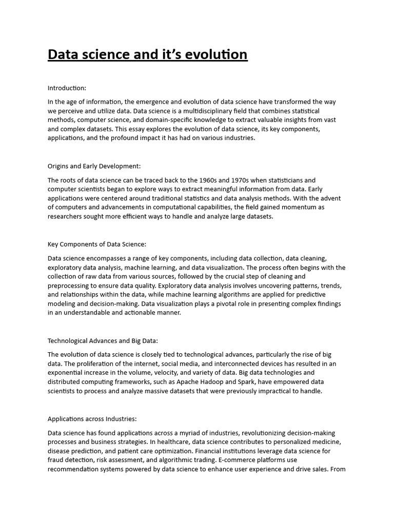 Data Science | PDF | Data Science | Data