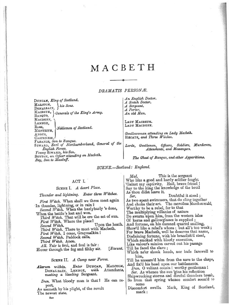 Macbeth | PDF
