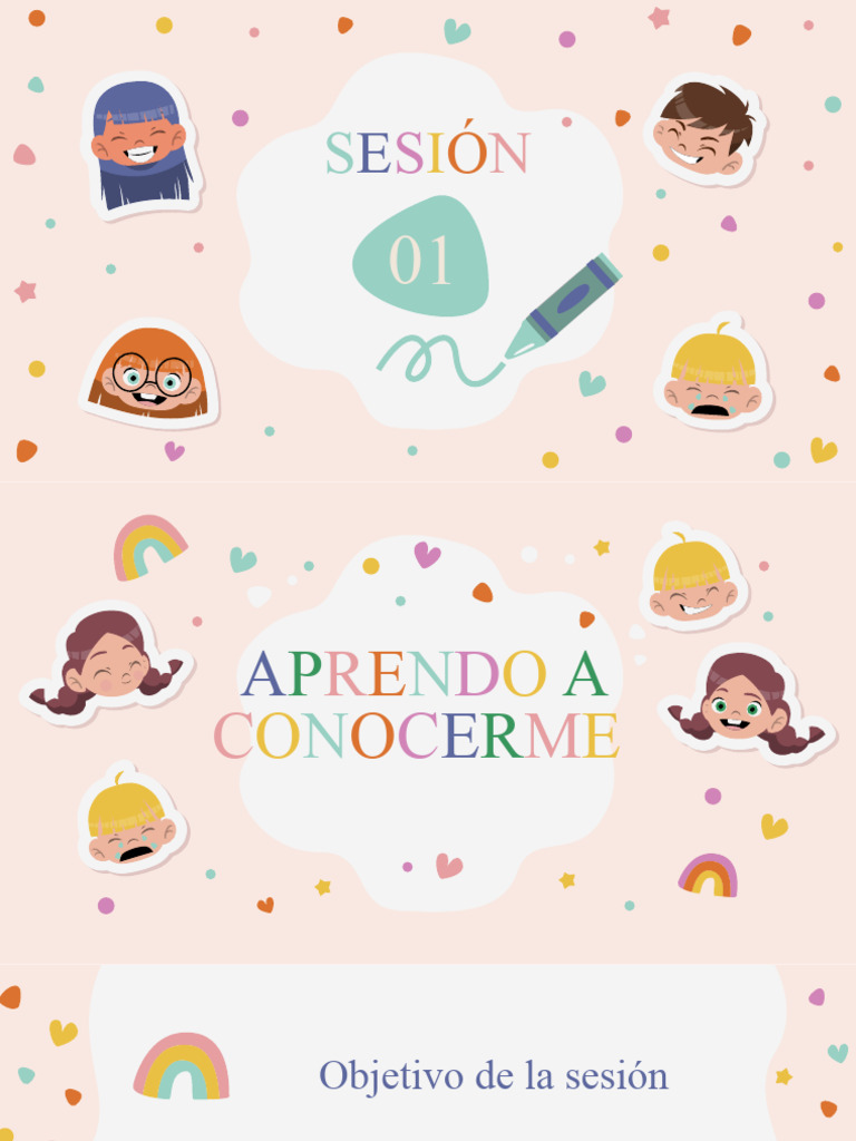 Sesión 1 Aprendo A Conocerme Pdf