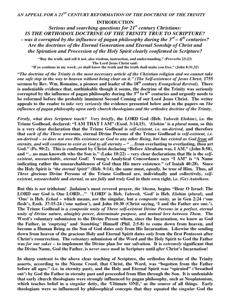 Incarnational Sonship | PDF | Trinity | God The Father