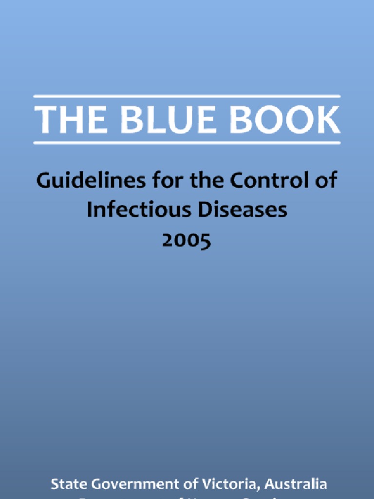 Blue Book - Guidelines For The Control of Infectious Disease | PDF ...