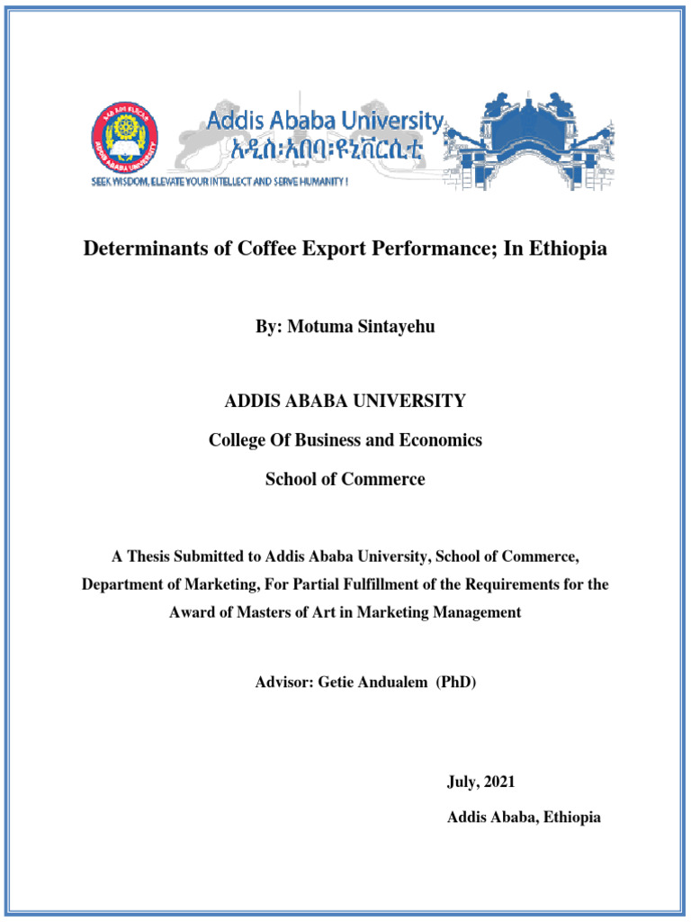 Motuma Sintayehu | PDF | Mercantilism | Economic Growth