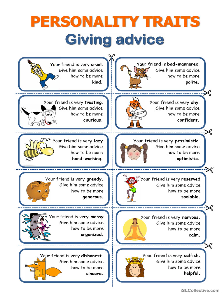 Advice for Improving Friend Traits | PDF | Career & Growth | Lifestyle