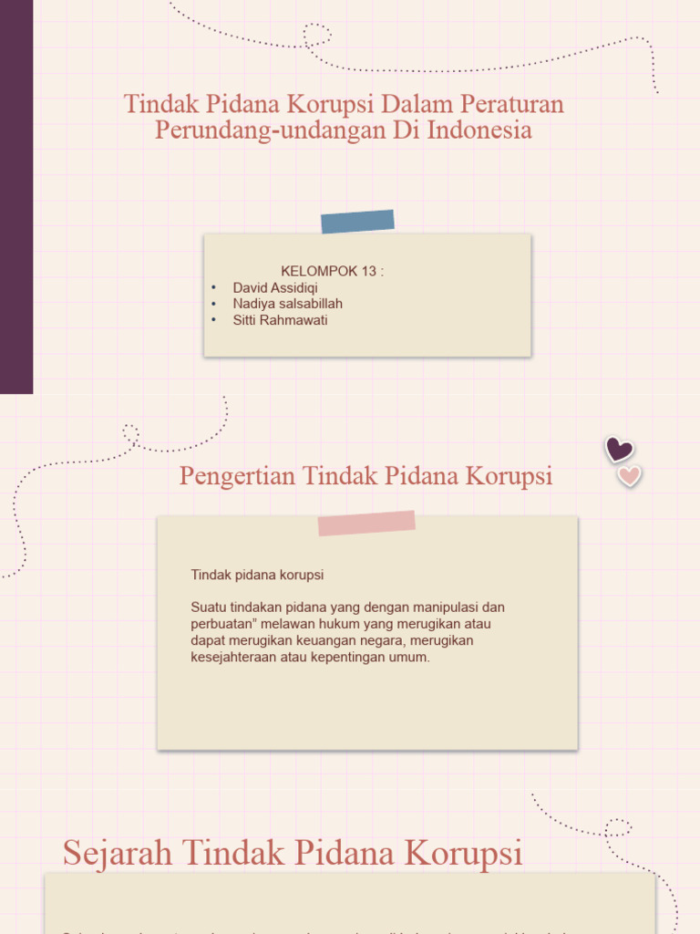 Anti Korupsi Kel 13 | PDF | Politik | Hukum