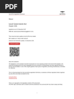 Local Government Act (LGA) | PDF | Budget | Government