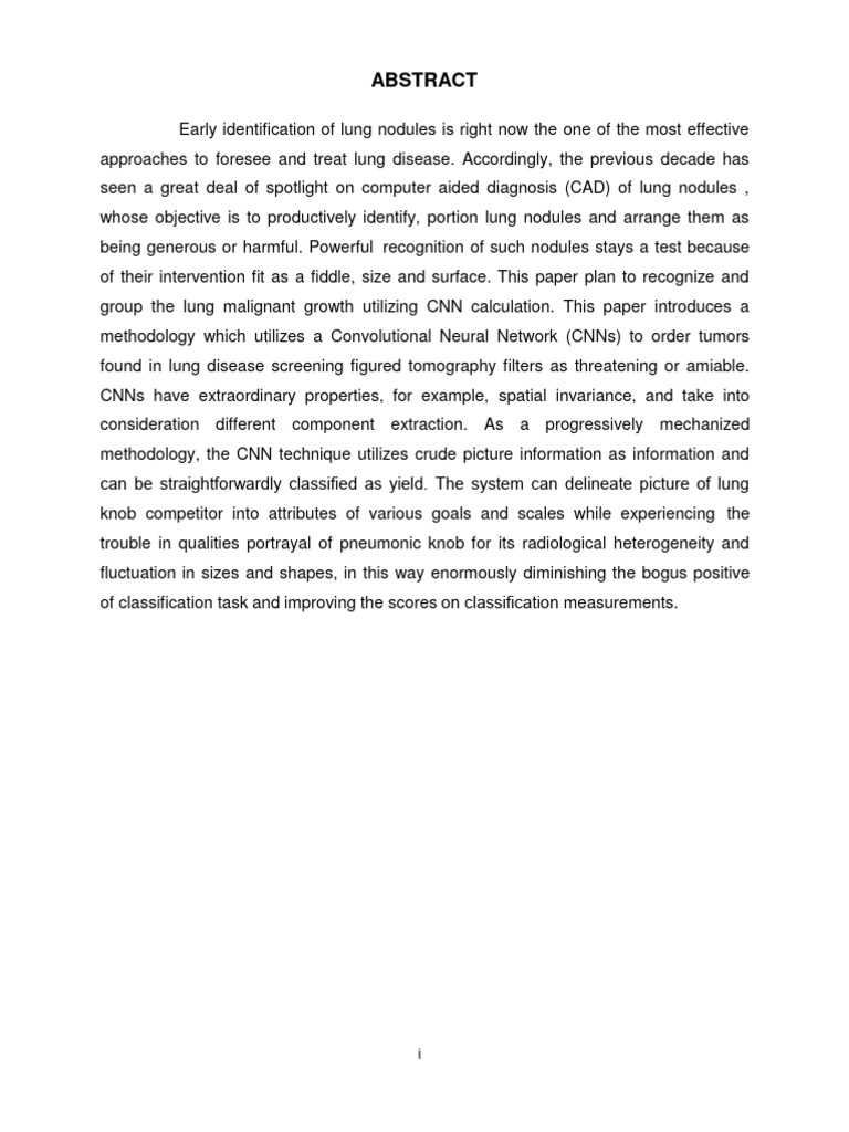 Classification Of Lung Cancer Detection Using Convolution Neural Network Cnn Pdf Ct Scan