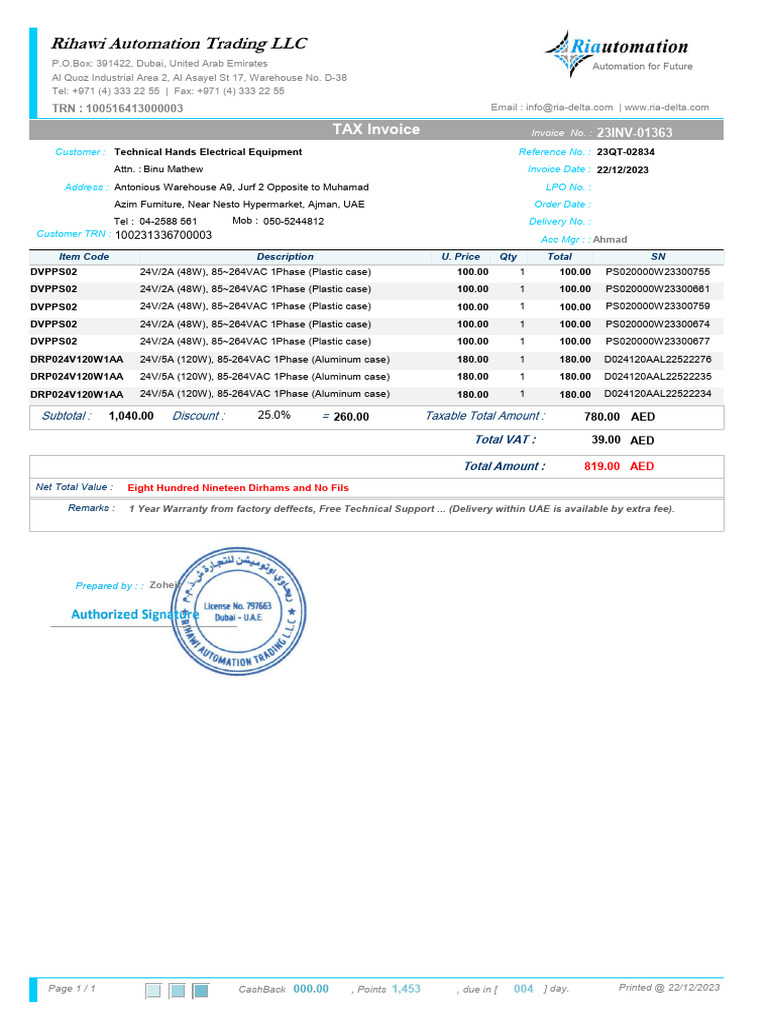 INV 01363 Tech | PDF | Government Finances | Taxes