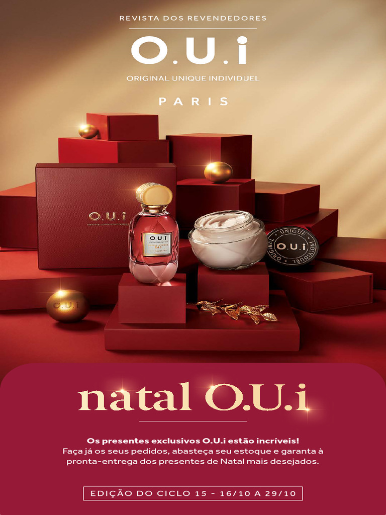 Catálogo O.U.i Ciclo 15: Oportunidades de Natal | PDF | Cosméticos ...