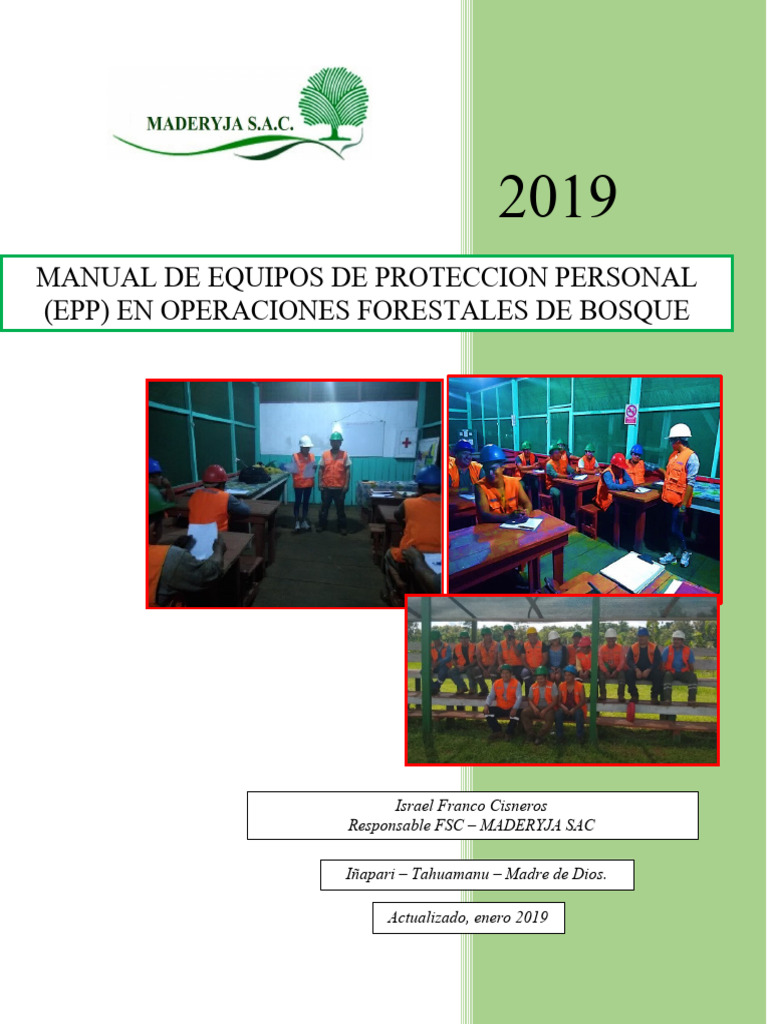 Manual de Epp Maderyja Sac 2019 | PDF | Tecnología e ingeniería
