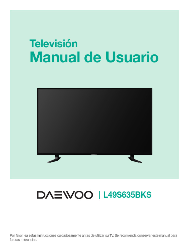 Daewoo TV L49S635BKS | PDF