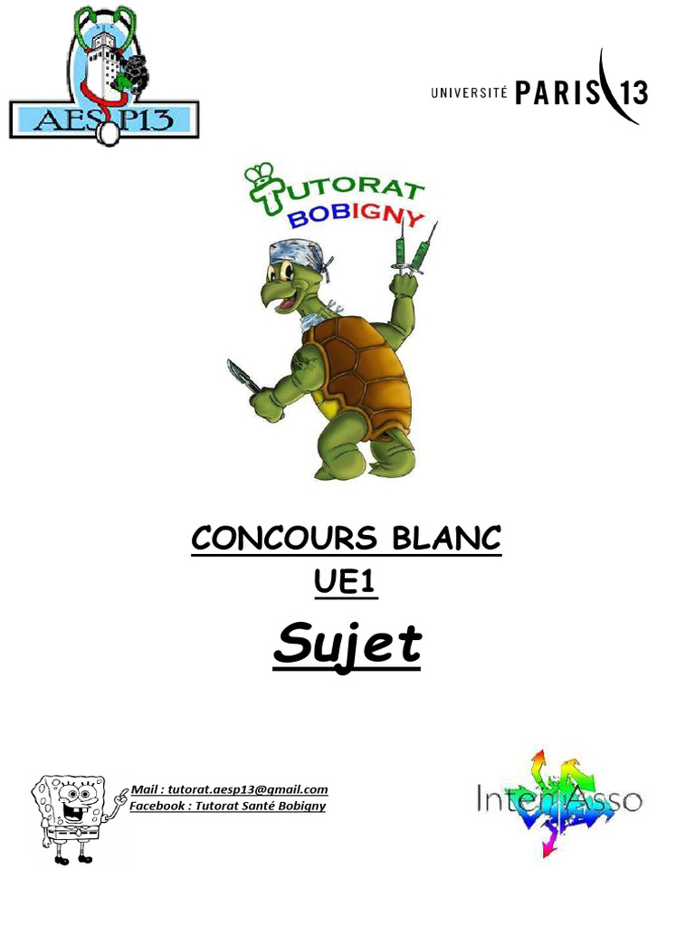Concours Blanc Paces Chimie Sujet | PDF