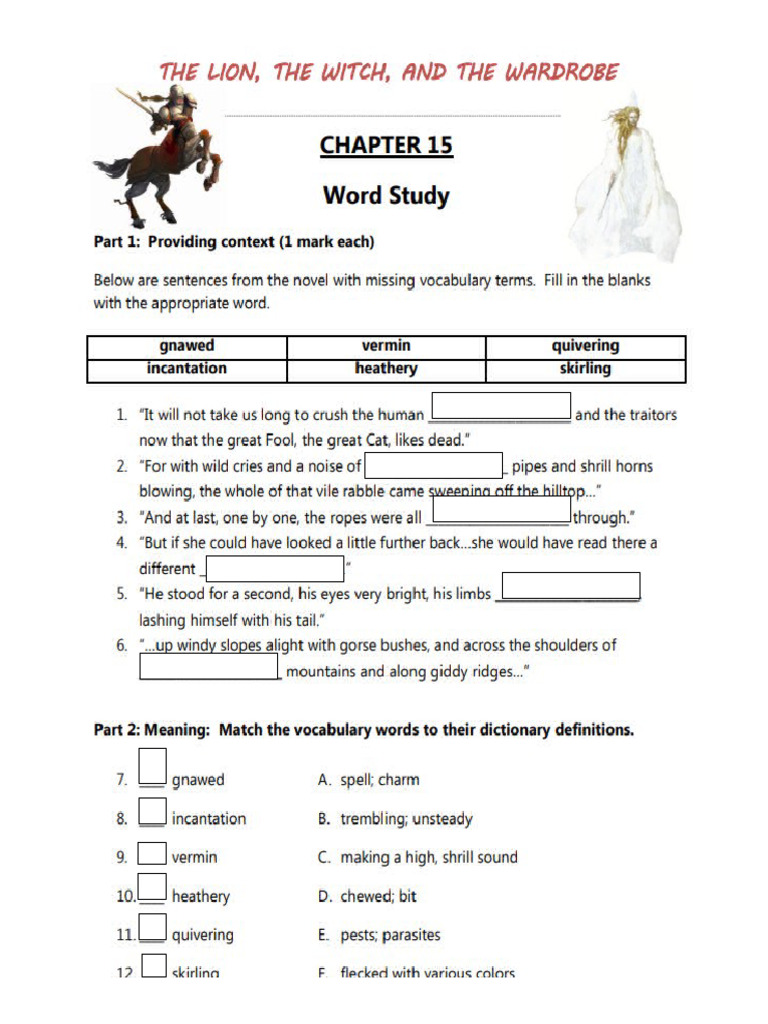 Narnia Chapter 15DS | PDF