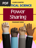 Handwritten Notes of Contemporary Center of Power Class 12 | PDF
