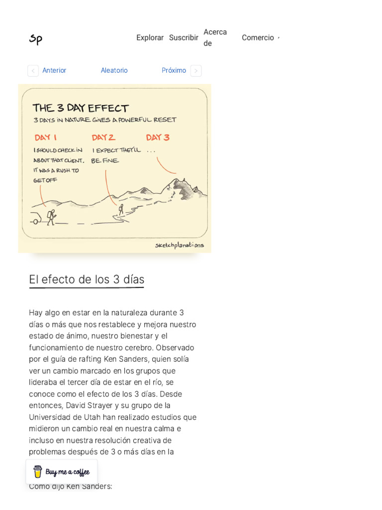 The 3-day effect - Sketchplanations | PDF