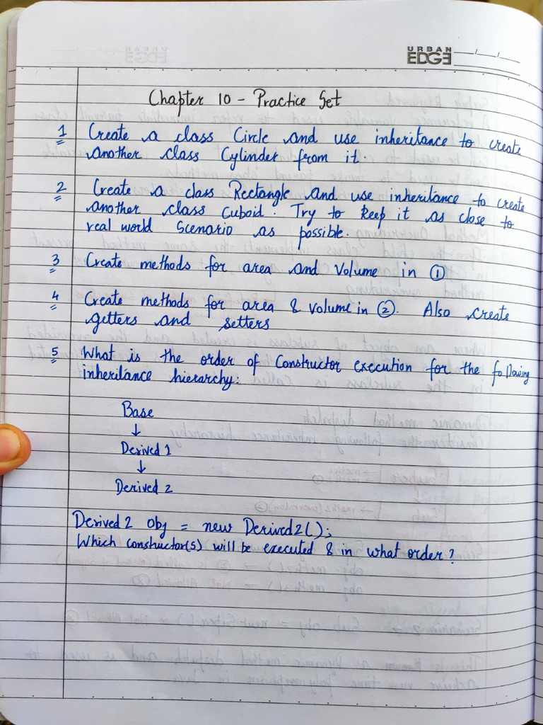 Java Chapter 10 Practice Set | PDF Java Chapter 10 Practice Set | PDF