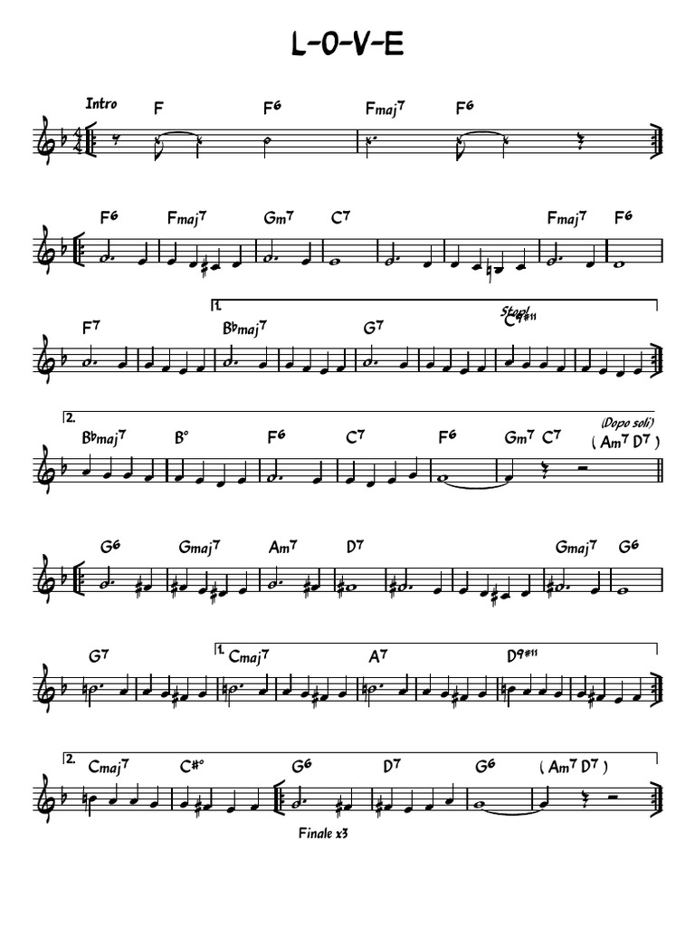 L O V E - Nat - King - Cole - L O V E | PDF