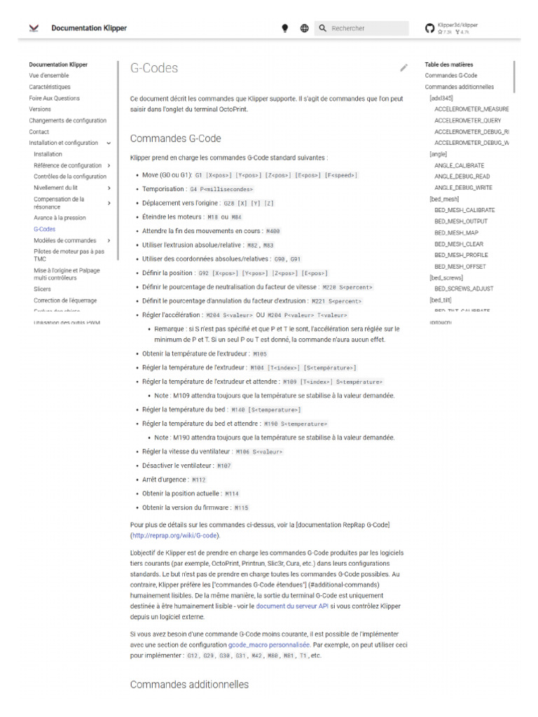 Klipper3d Org FR G Codes | PDF