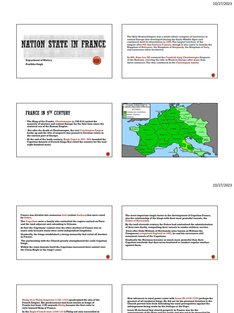 European states | PDF | Capetian Dynasty | Holy Roman Empire