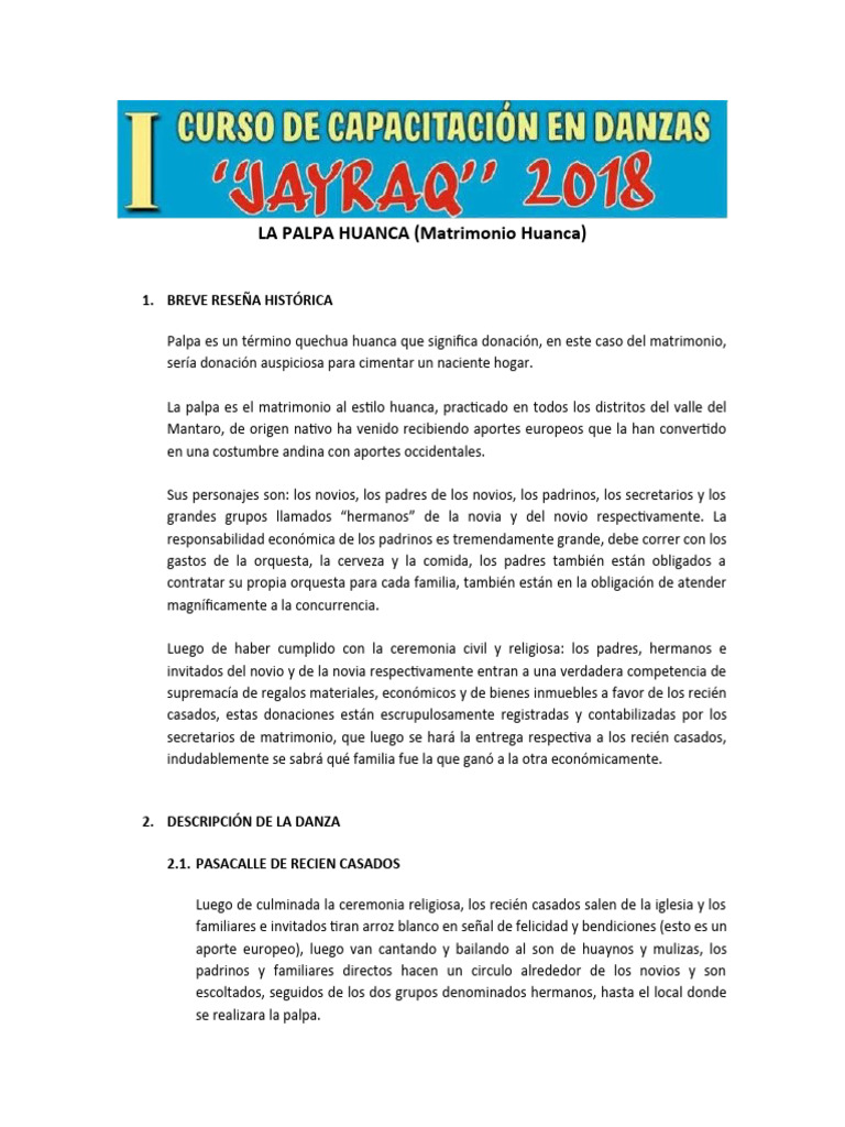 La Palpa Huanca | PDF