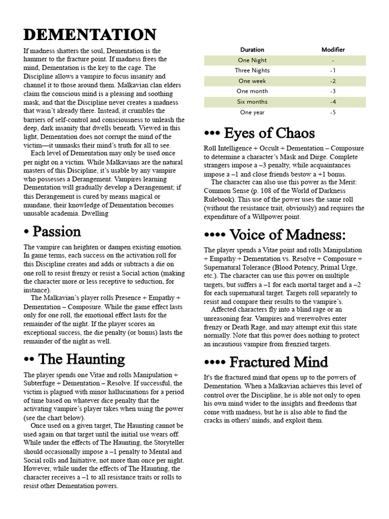 Dementation | PDF | Psychology | Psychological Concepts