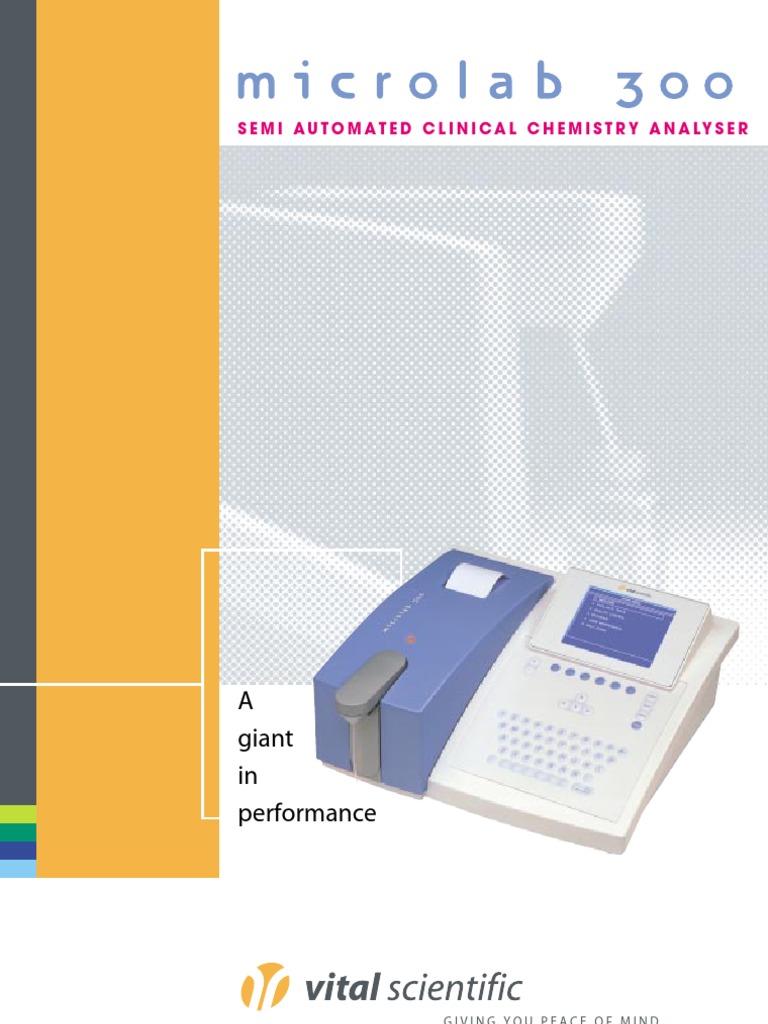 Brochure Microlab 300 | PDF | Computer Keyboard | Coefficient Of Variation