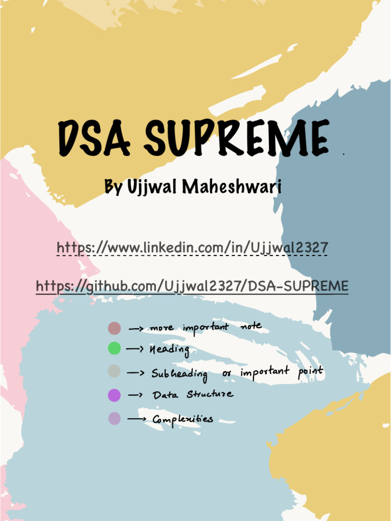 Dsa Supreme Notes Pdf