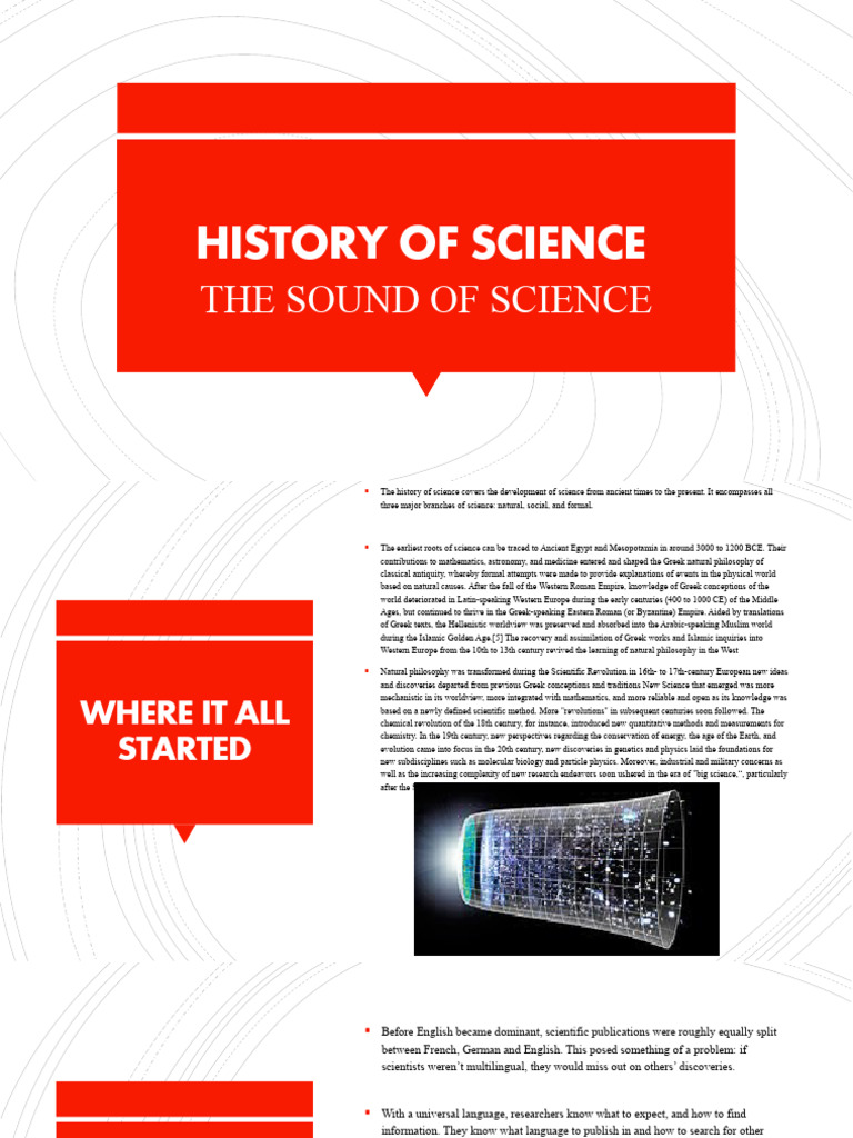 History of Science | PDF | Science | History Of Science