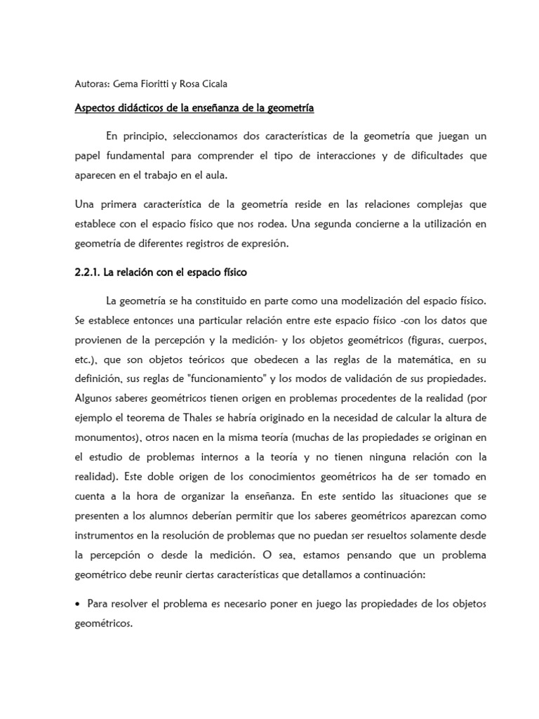 Cicala | PDF | Geometría | Espacio