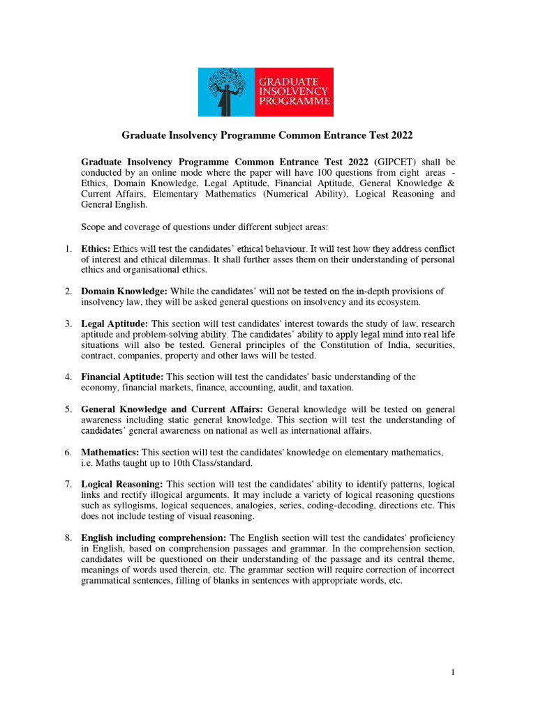 GIP-Syllabus 2022 | PDF | Security Interest | Valuation (Finance)