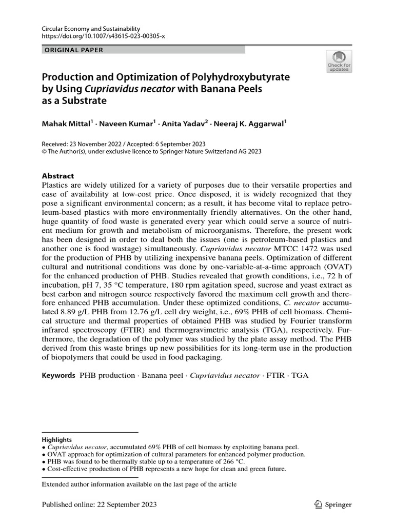 Circular Economy Published Paper | PDF