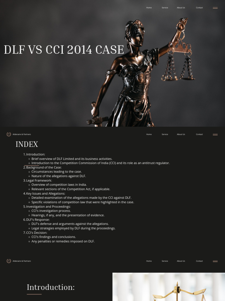 DLF VS | PDF | Competition Law | Business Ethics