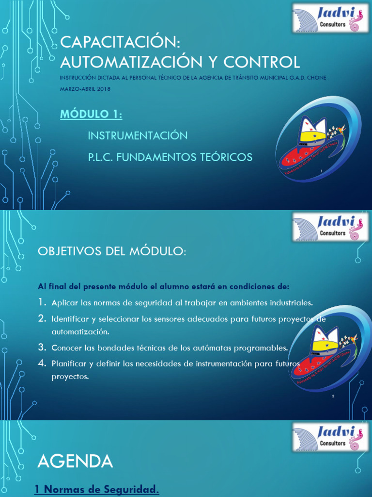 Módulo 1 | PDF | Controlador lógico programable | Sensor