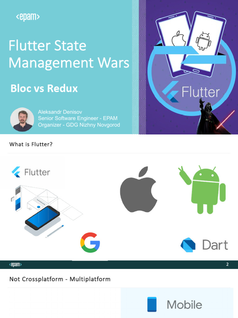 Aleksandr Denisov Flutter State Management Wars. Bloc Vs Redux | PDF | Software Industry | Computing