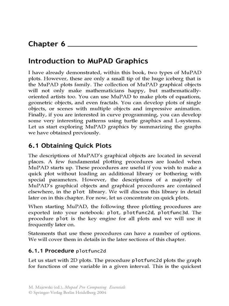 MuPAD Graphics M. Majewski 2004 - Tabs | PDF | Rgb Color Model ...