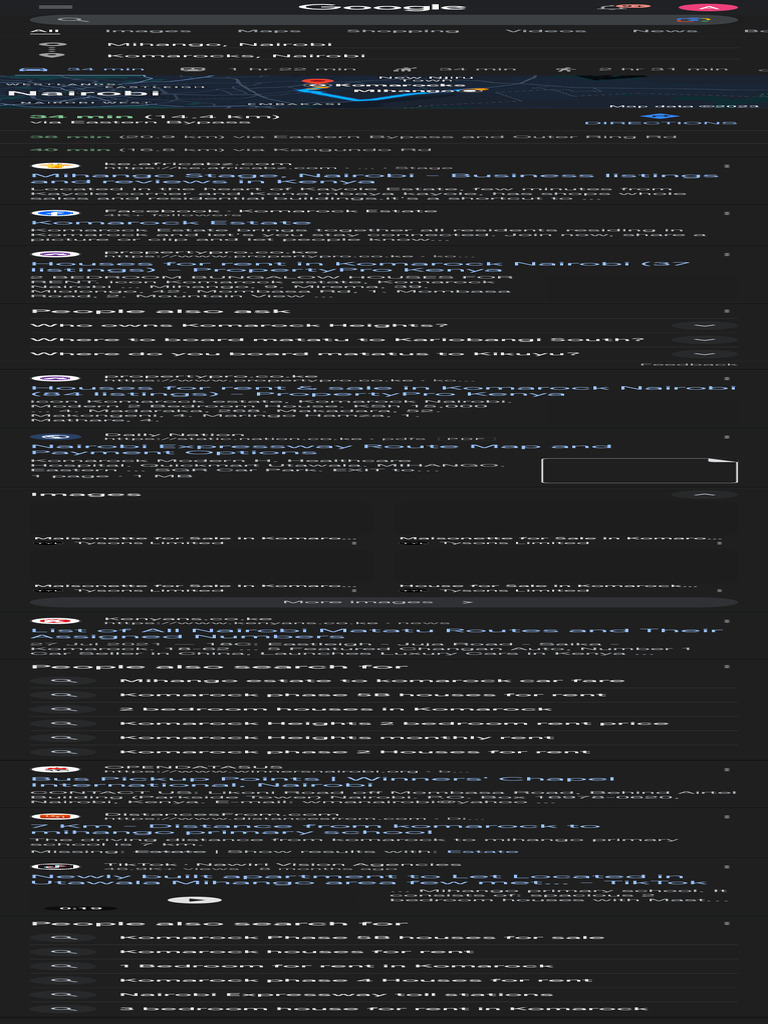 Mihango Estate - Google Search | PDF | Nairobi | Transport